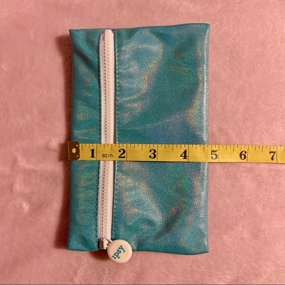 ipsy | Bags | Ipsy Nothing But Water Aqua Blue Holographic Bag | Poshmark